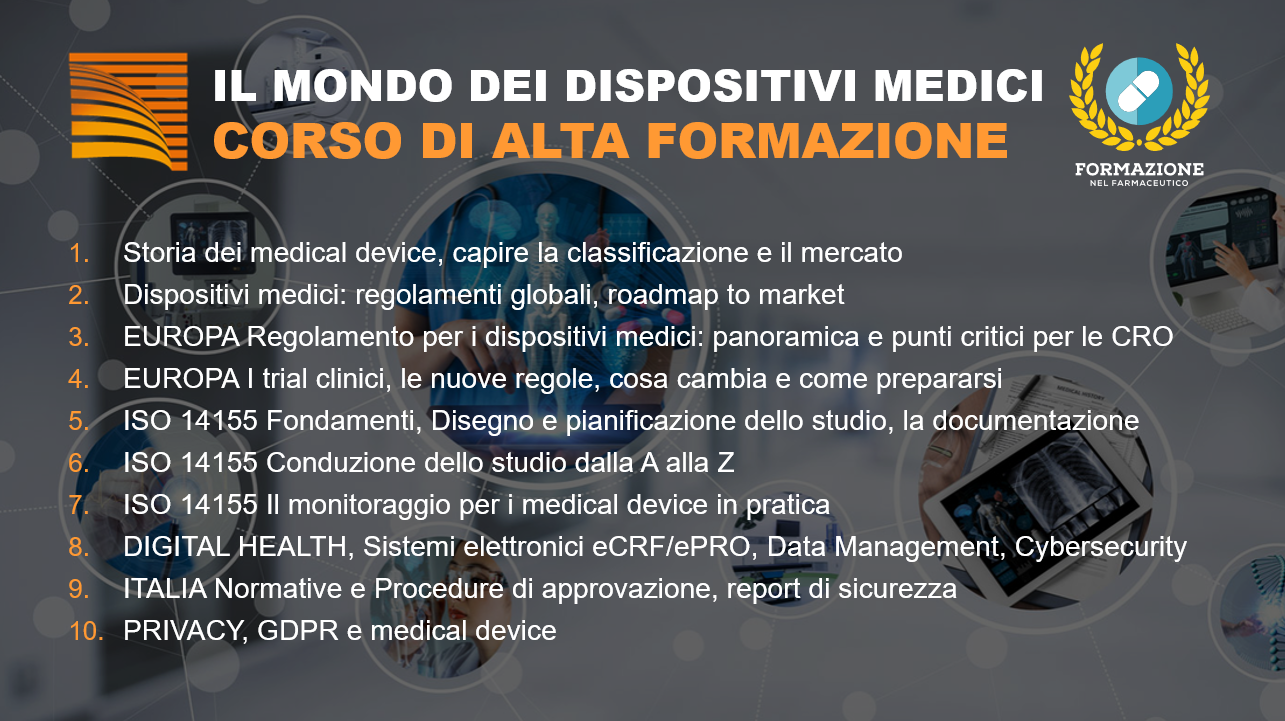 2. Orizzonti del Medical Device, Regolamenti Globali, Roadmap to Market ...