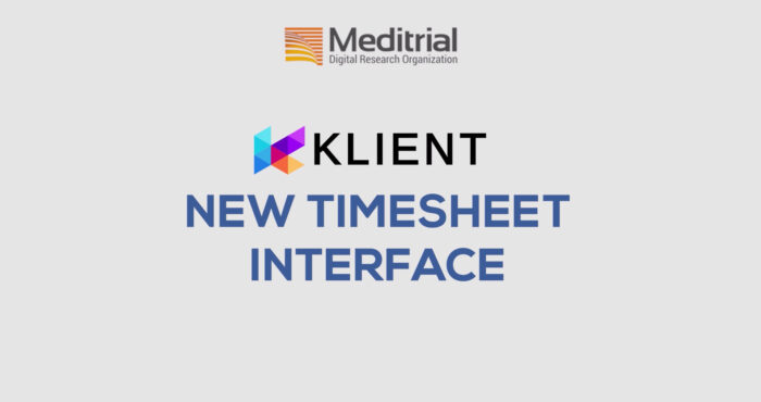 New KLIENT Update - Meditrial Internal Training - Mastertrial